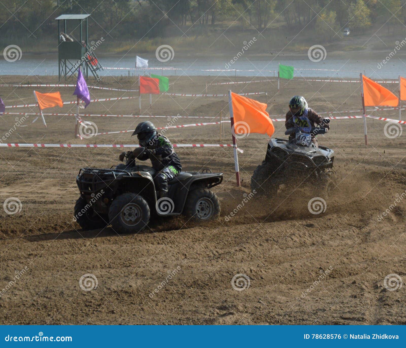 ATVs - offroad racing editorial photo. Image of careful - 78628576