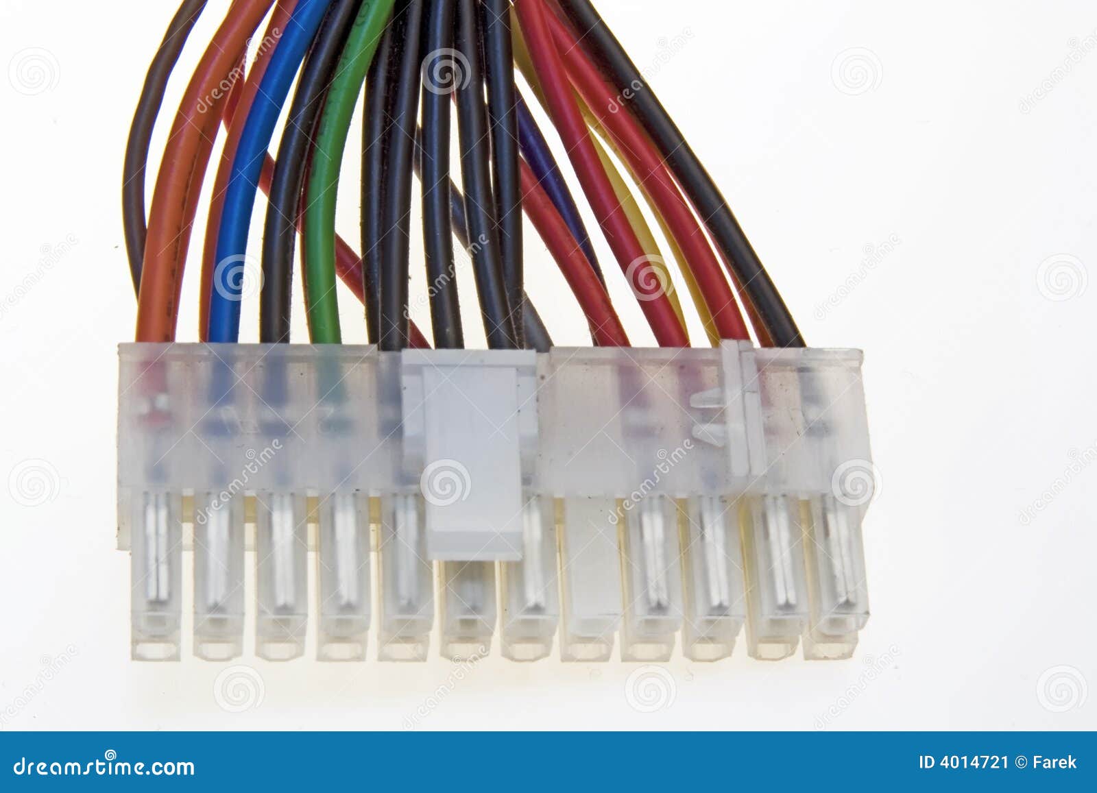 Atx power connector stock image. Image of copy, electricity - 4014721