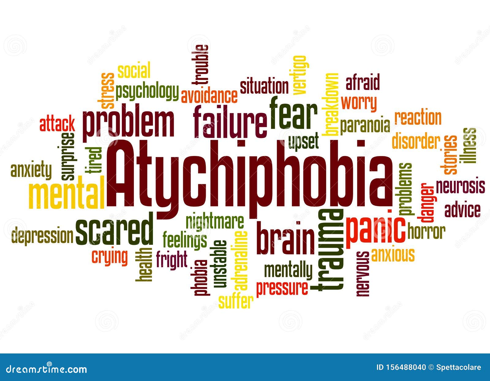 Atychiphobia Fear of Failure Word Cloud Concept 2 Stock Illustration ... Atychiphobia Fear of Failure Word Cloud Concept 2 Stock Illustration ...