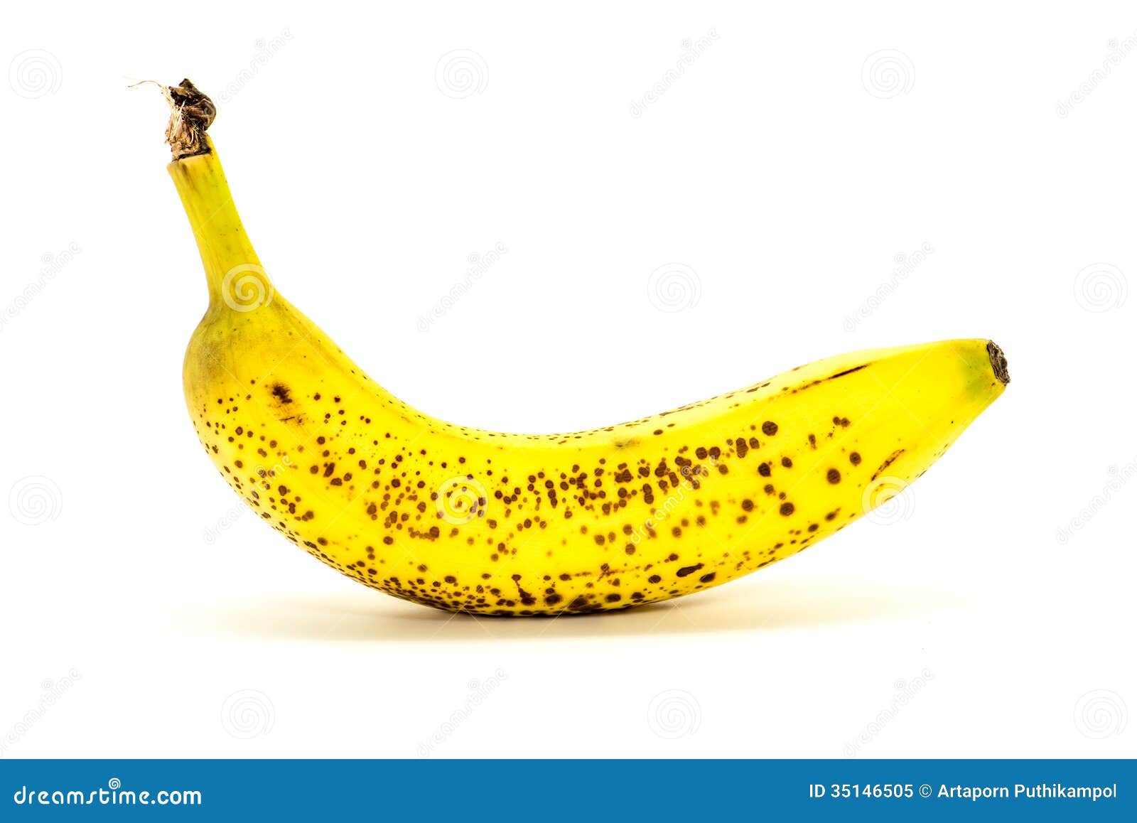 Au-dessus De La Banane Mûre Image stock - Image du banane, sain: 35146505