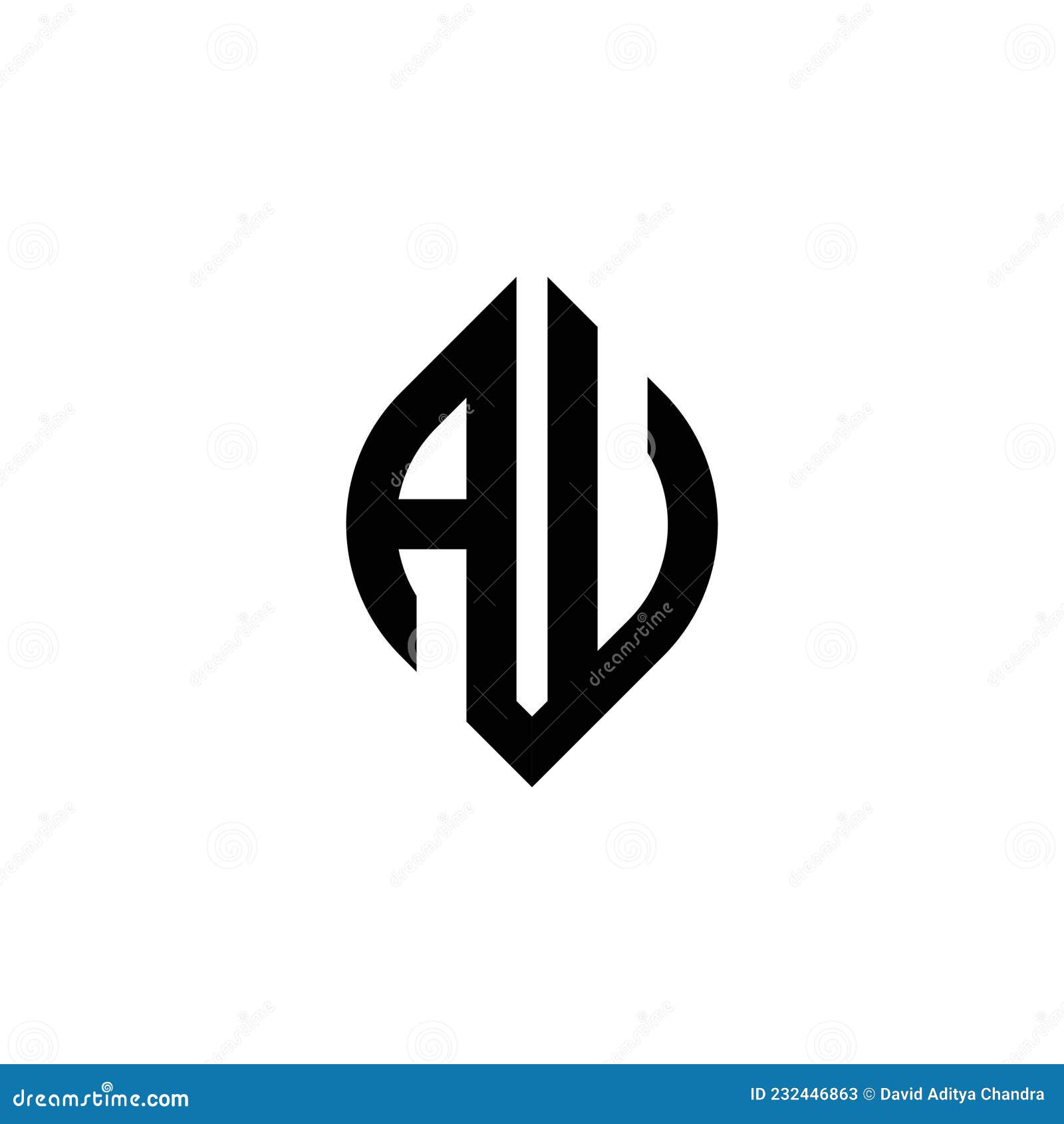 AU Logo Monogram Geometric Shape Style Stock Vector - Illustration of ...