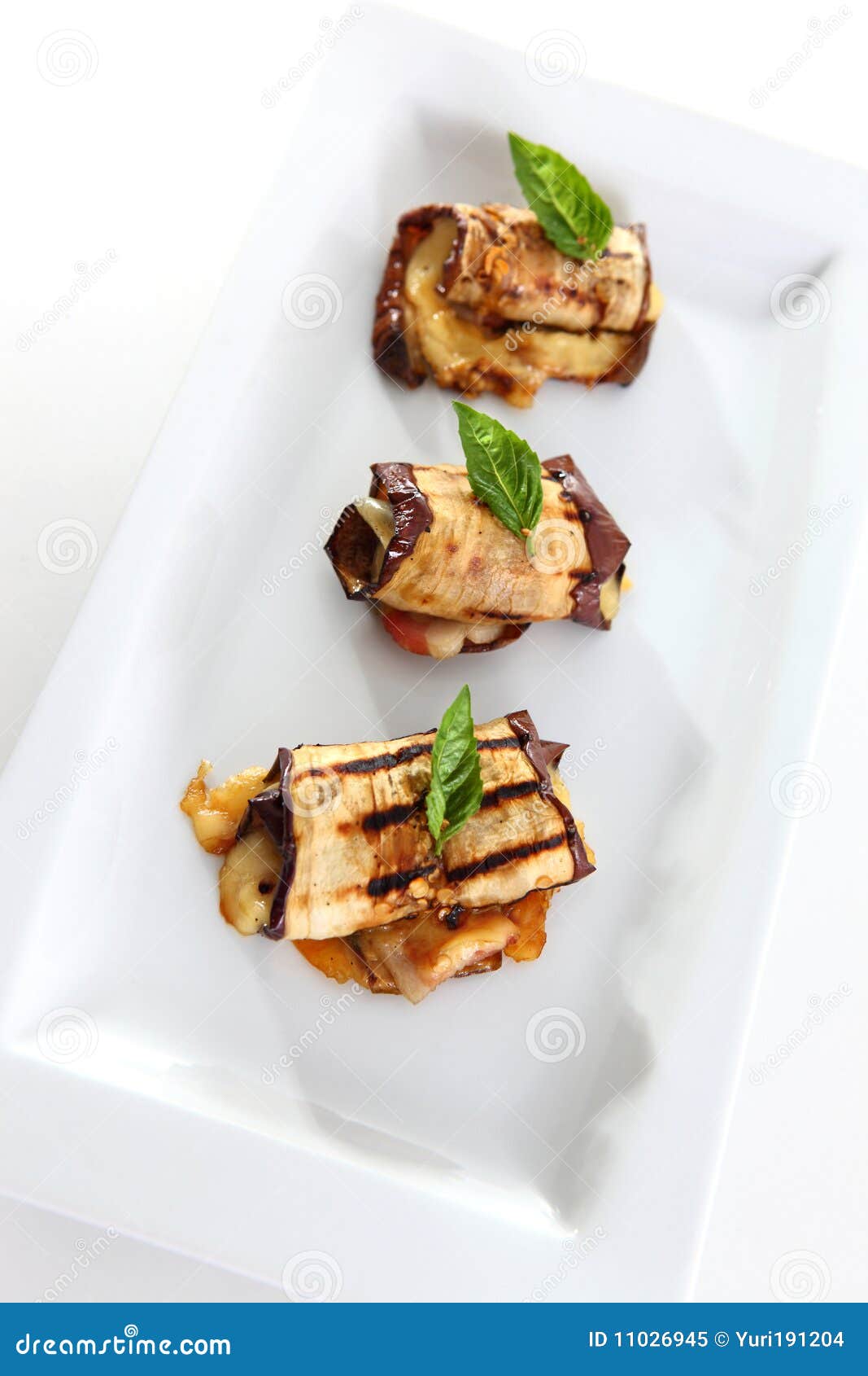 Aubergines appetizer stock image. Image of delicious - 11026945
