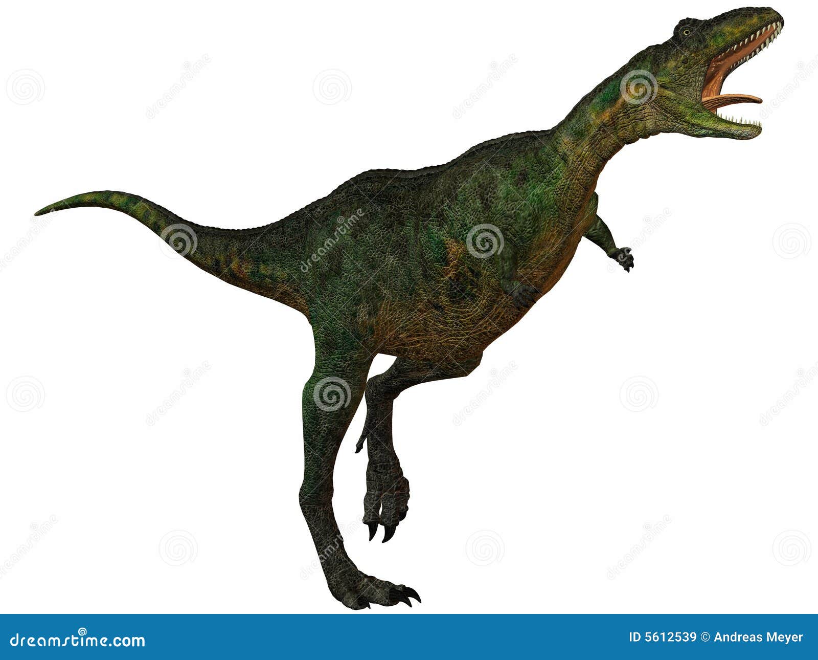 Aucasaurus-3D Dinosaur stock illustration. Illustration of dino - 5612539