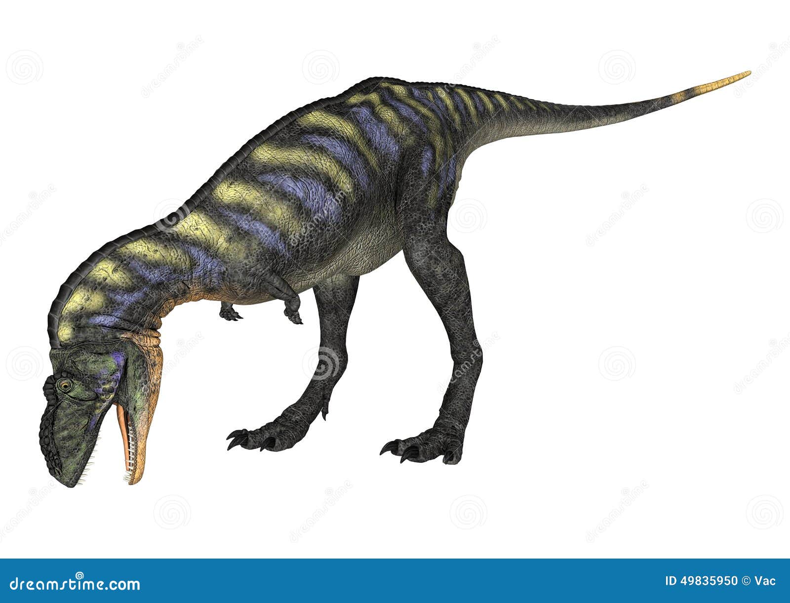Aucasaurus de dinosaure illustration stock. Illustration du fond - 49835950