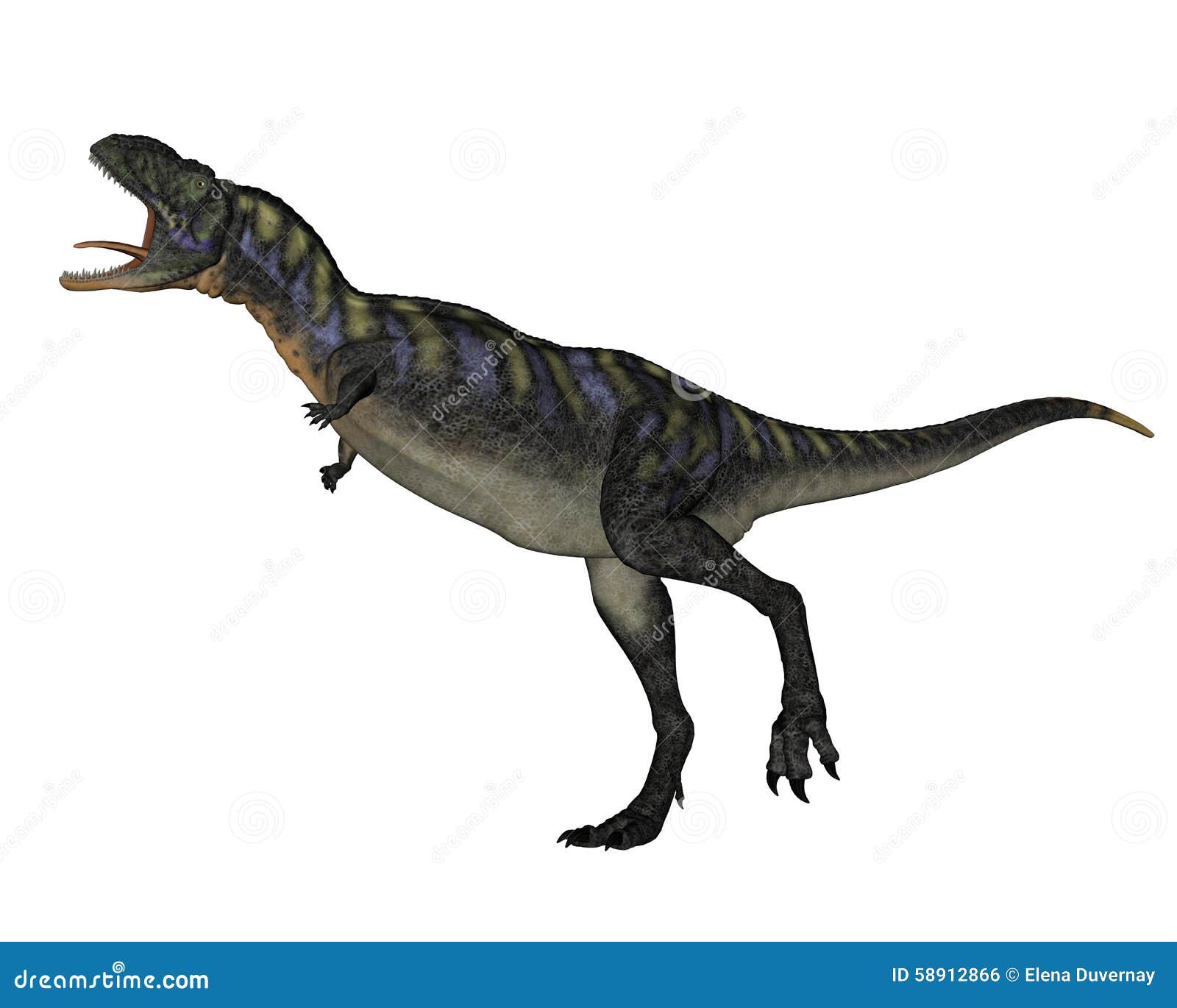 Aucasaurus Dinosaur - 3D Render Stock Photo | CartoonDealer.com #56967378