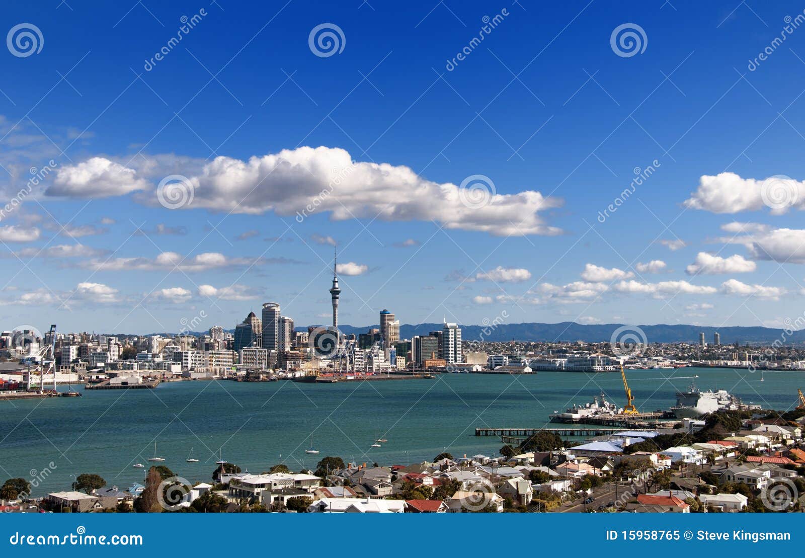 Auckland stock image. Image of city, cityscape, postcard - 15958765