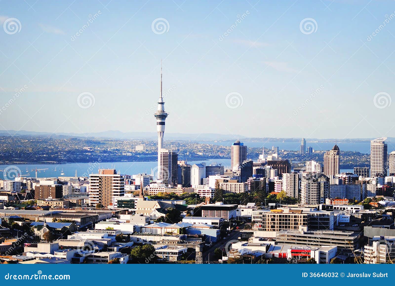 Auckland city stock photo. Image of architecture, cityscape - 36646032