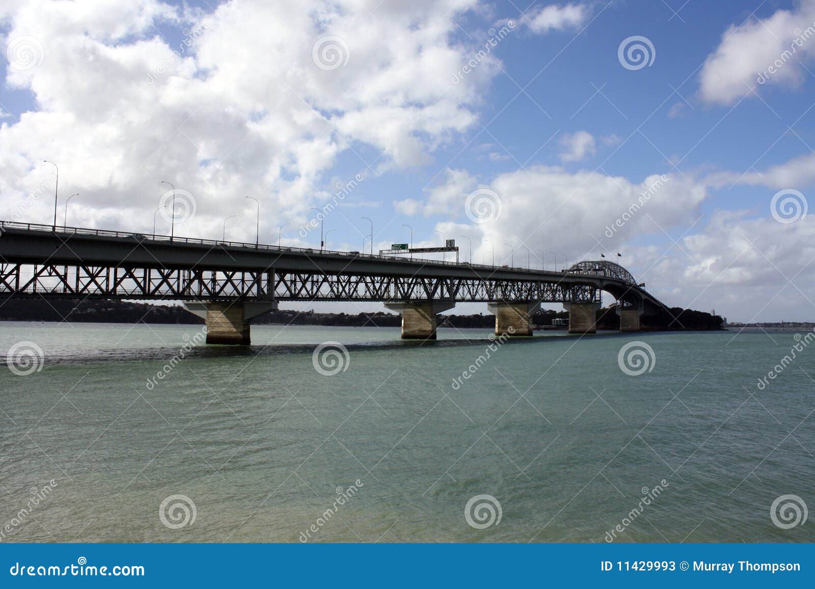 Auckland Harbour Bridge Royalty-Free Stock Image | CartoonDealer.com ...