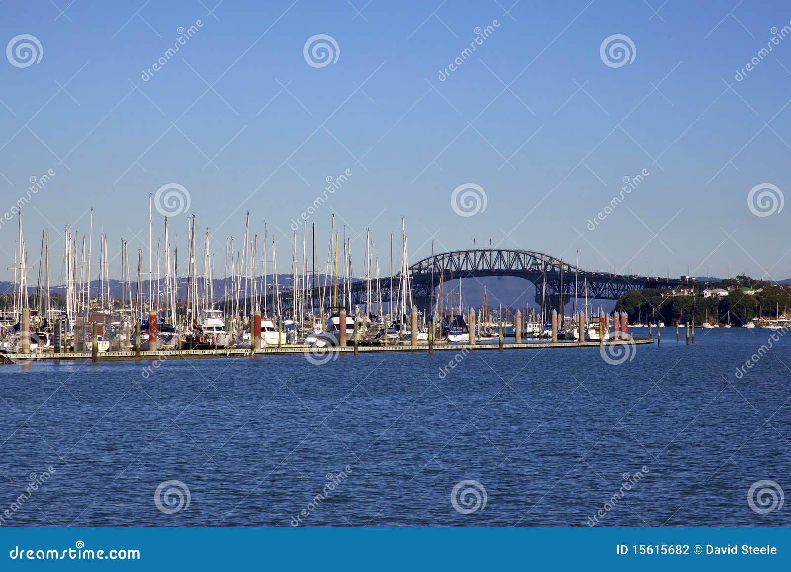 Auckland Harbour Bridge Royalty-Free Stock Image | CartoonDealer.com ...
