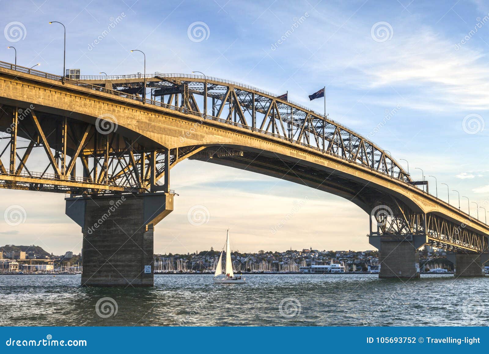 Auckland Harbour Bridge Royalty-Free Stock Image | CartoonDealer.com ...