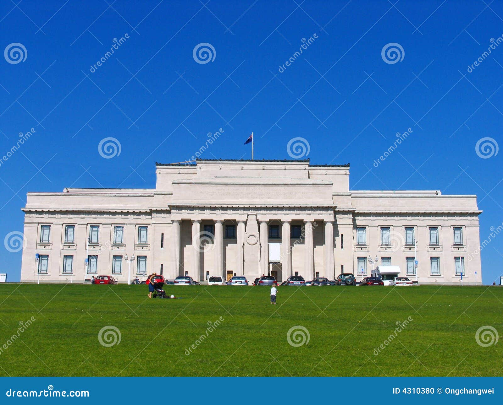 Auckland Museum stock photo. Image of blue, historical - 4310380