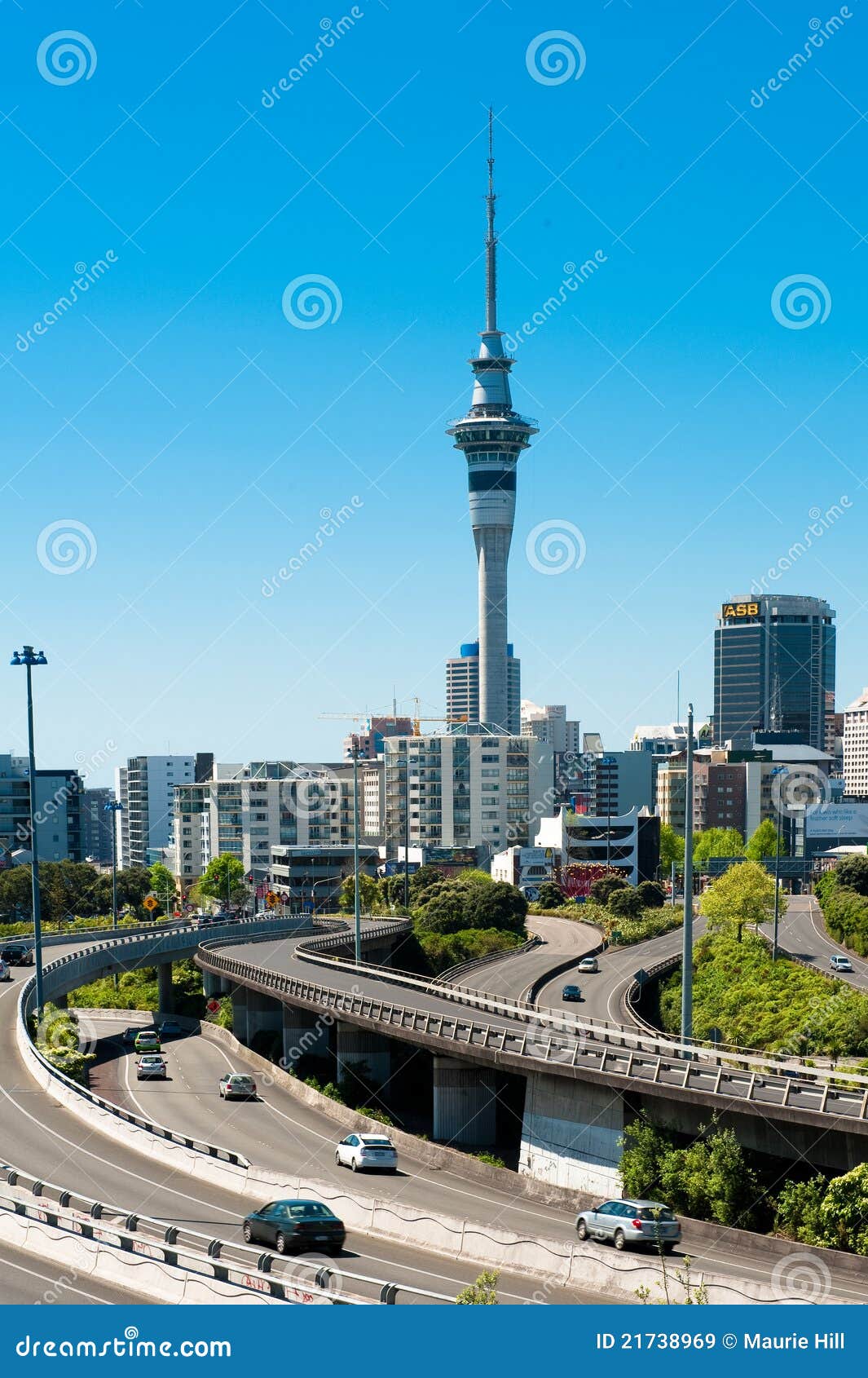 Auckland Sky Tower editorial stock image. Image of city - 21738969