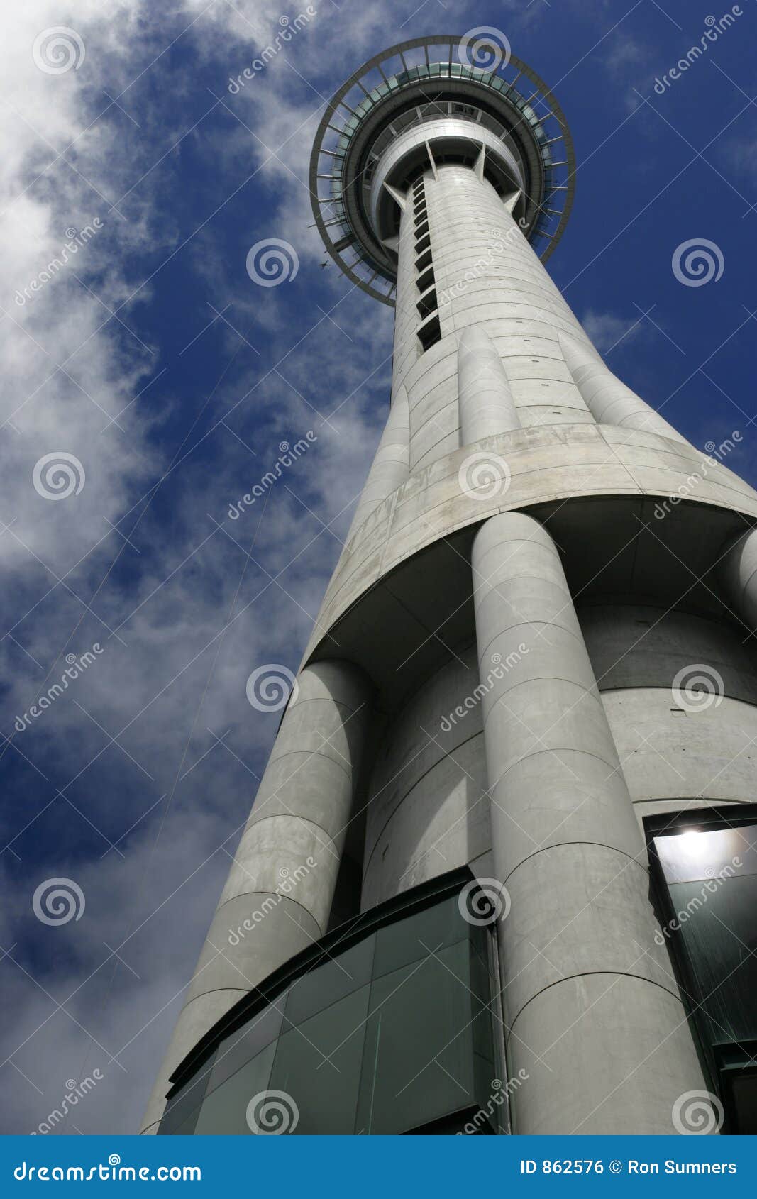 Auckland Skytower stock photo. Image of skyscraper, tower - 862576