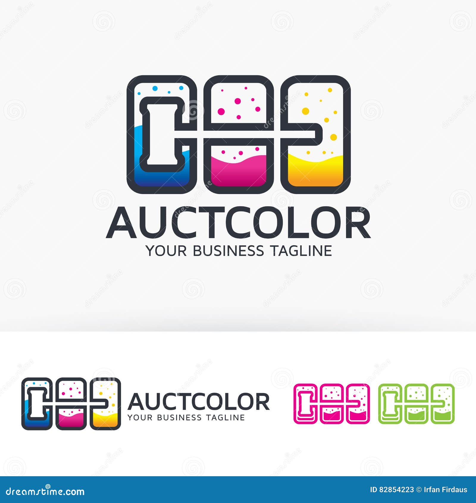 Auction Color logo design stock vector. Illustration of decision - 82854223