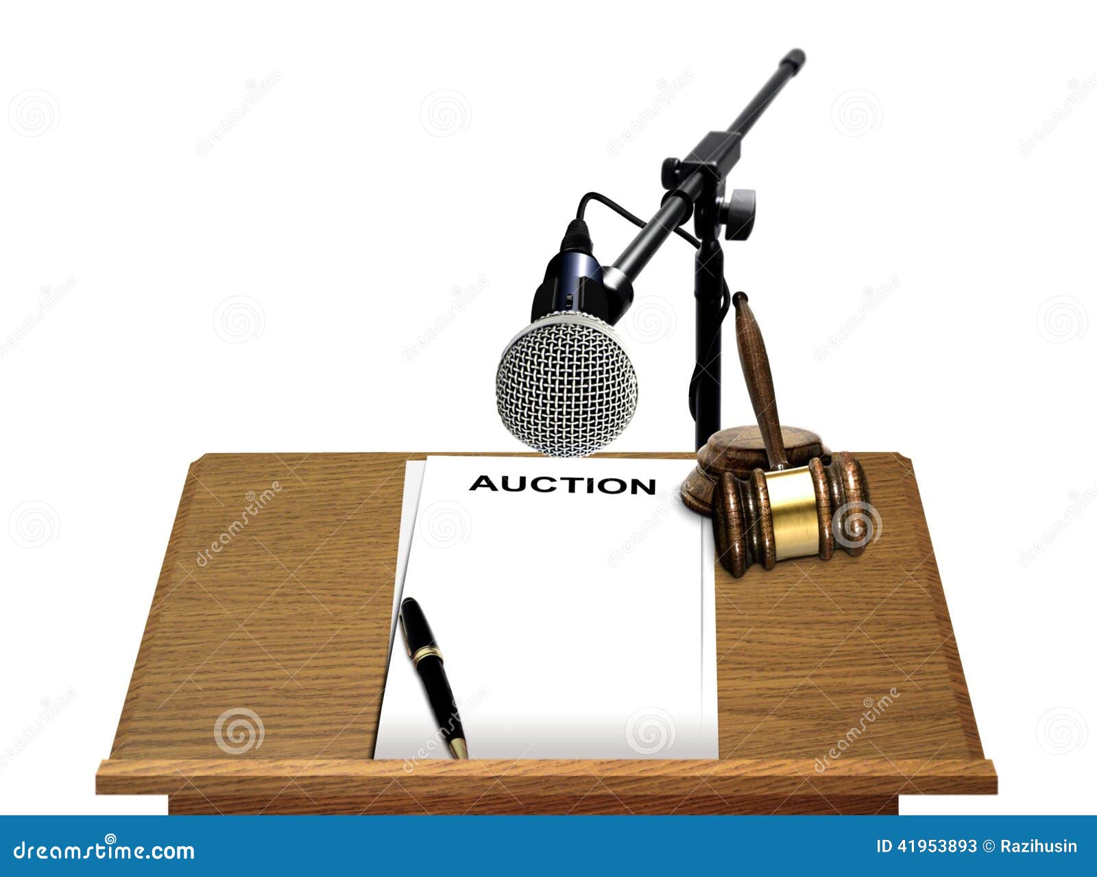 Auction stock image. Image of podium, system, object - 41953893