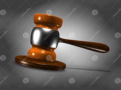 Auction Hammer 3D stock illustration. Illustration of ebay - 1604945