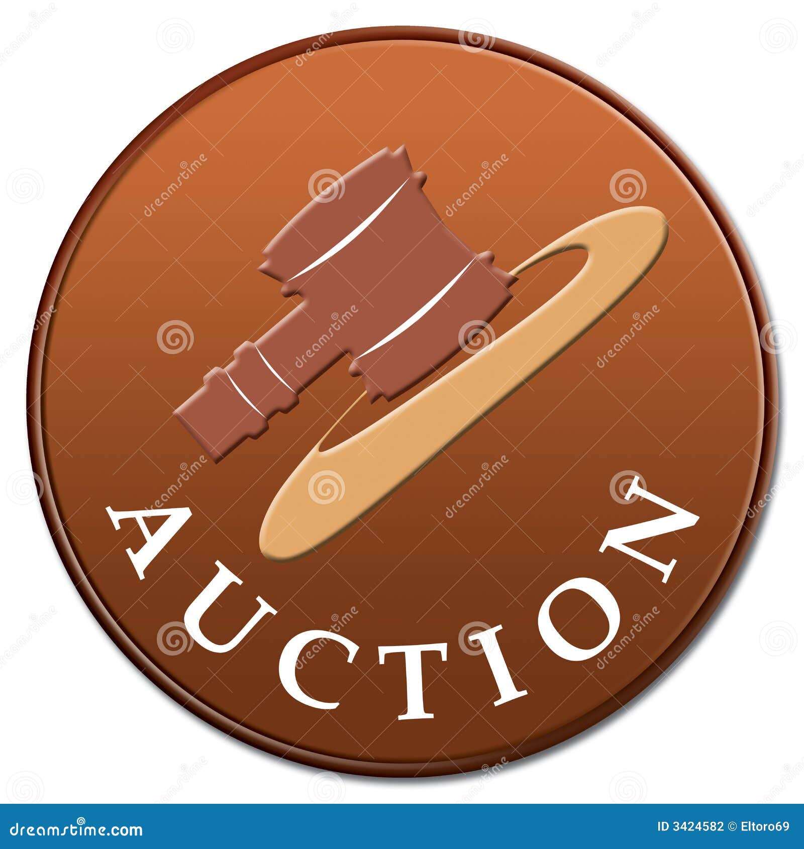 Auction icon stock illustration. Illustration of bidder - 3424582