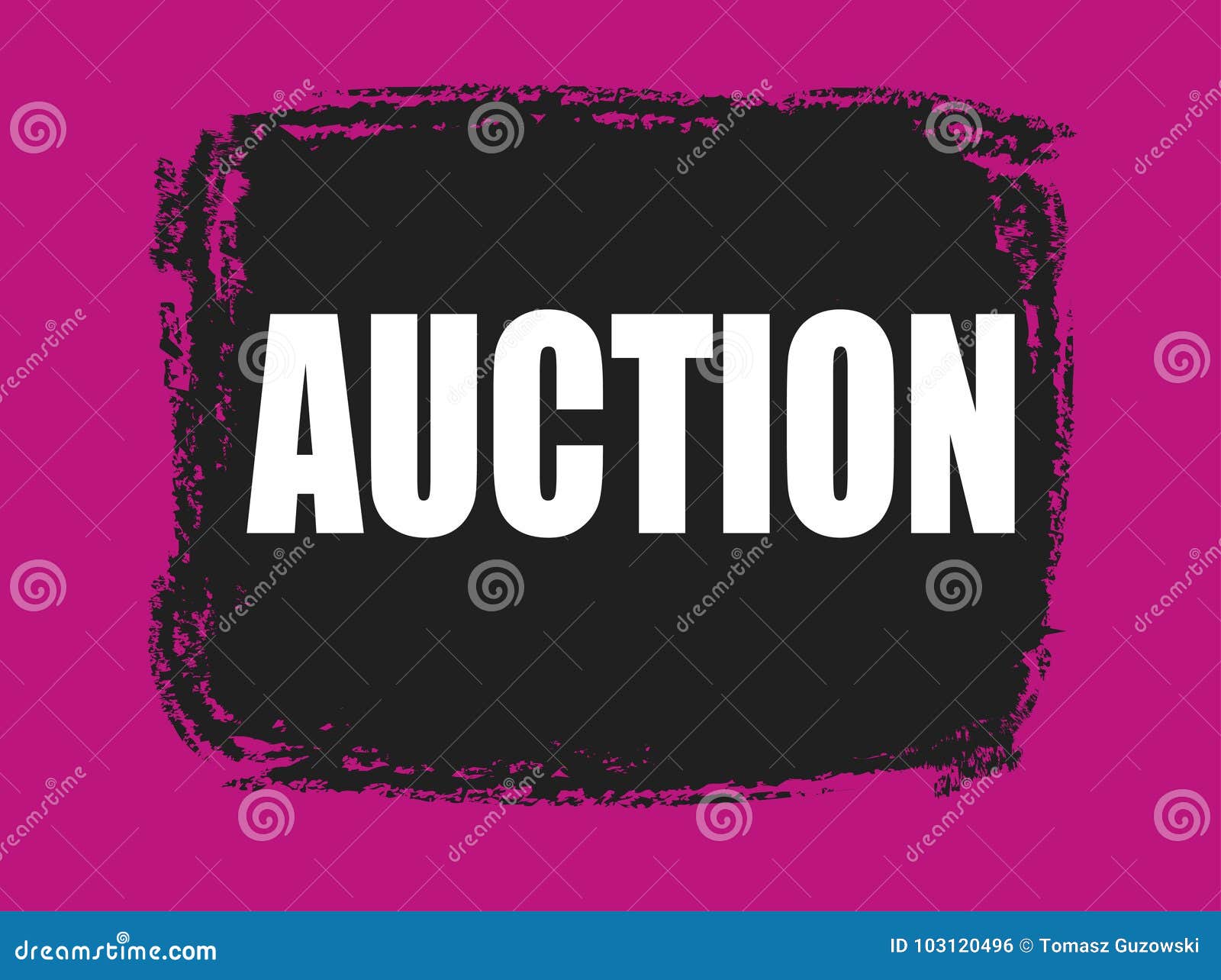 Auction banner stock illustration. Illustration of sign - 103120496