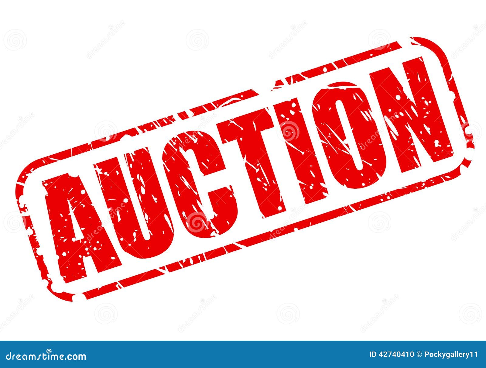 AUCTION red stamp text stock vector. Illustration of grunge - 42740410