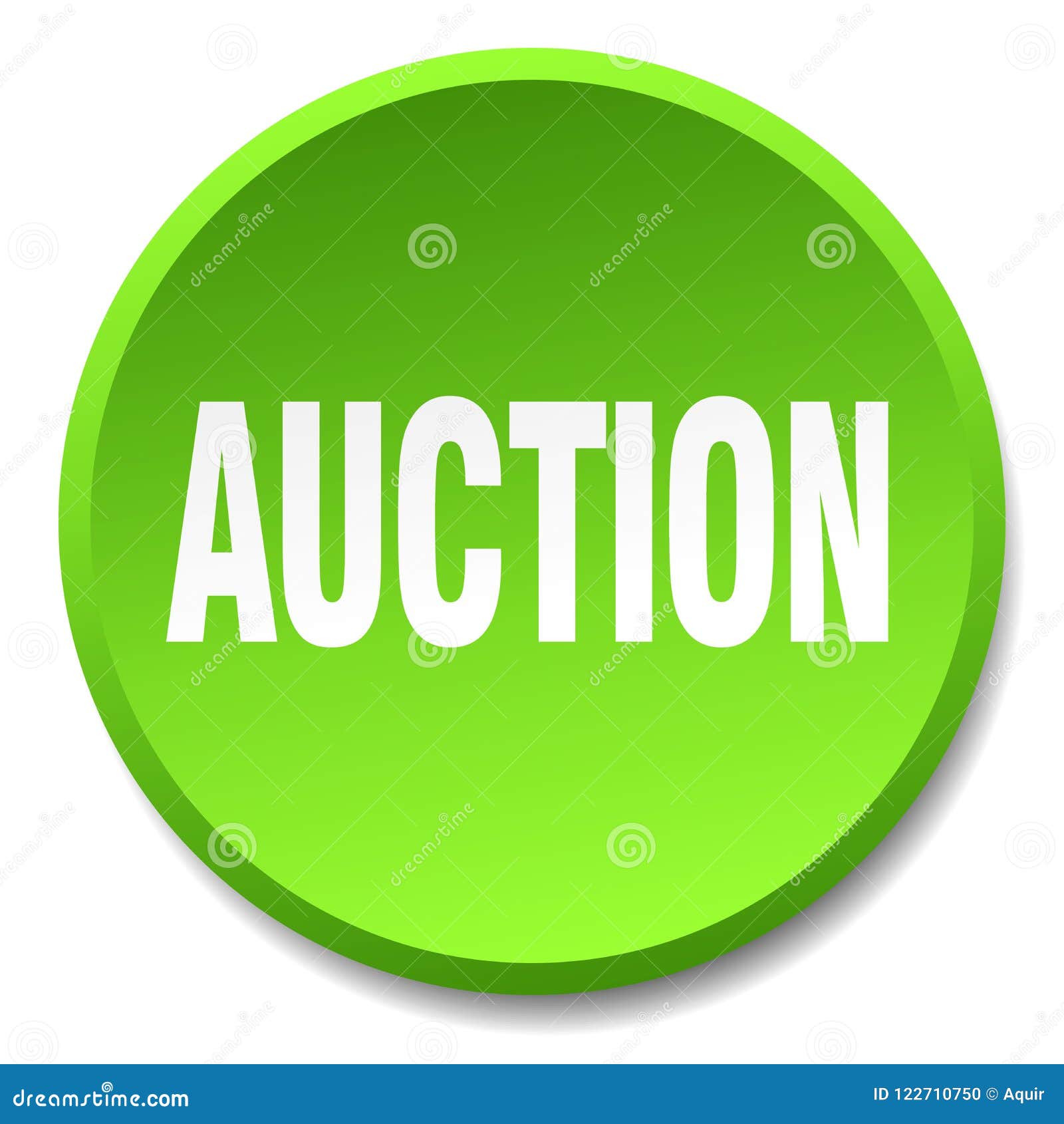 Auction button stock vector. Illustration of auction - 122710750