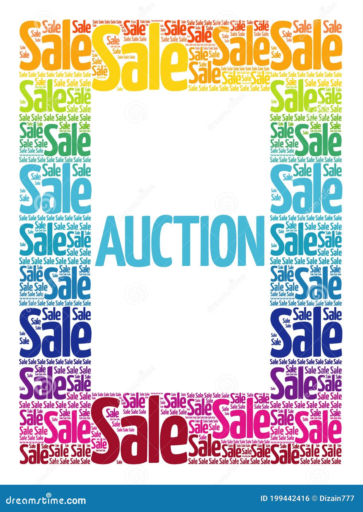 AUCTION words cloud stock illustration. Illustration of dealing - 199442416