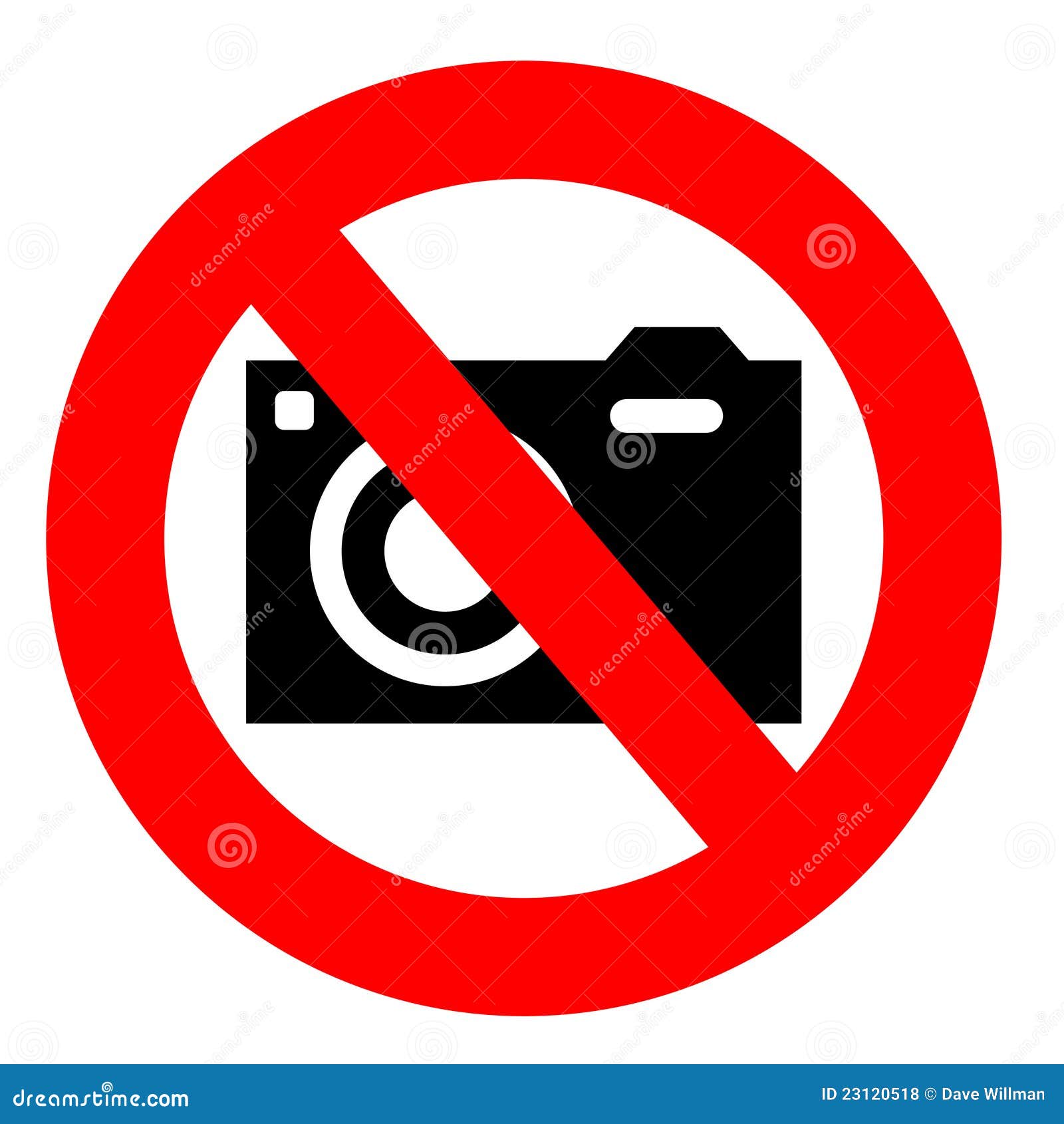 Aucun Signe D'appareil-photo Illustration Stock - Illustration du ...