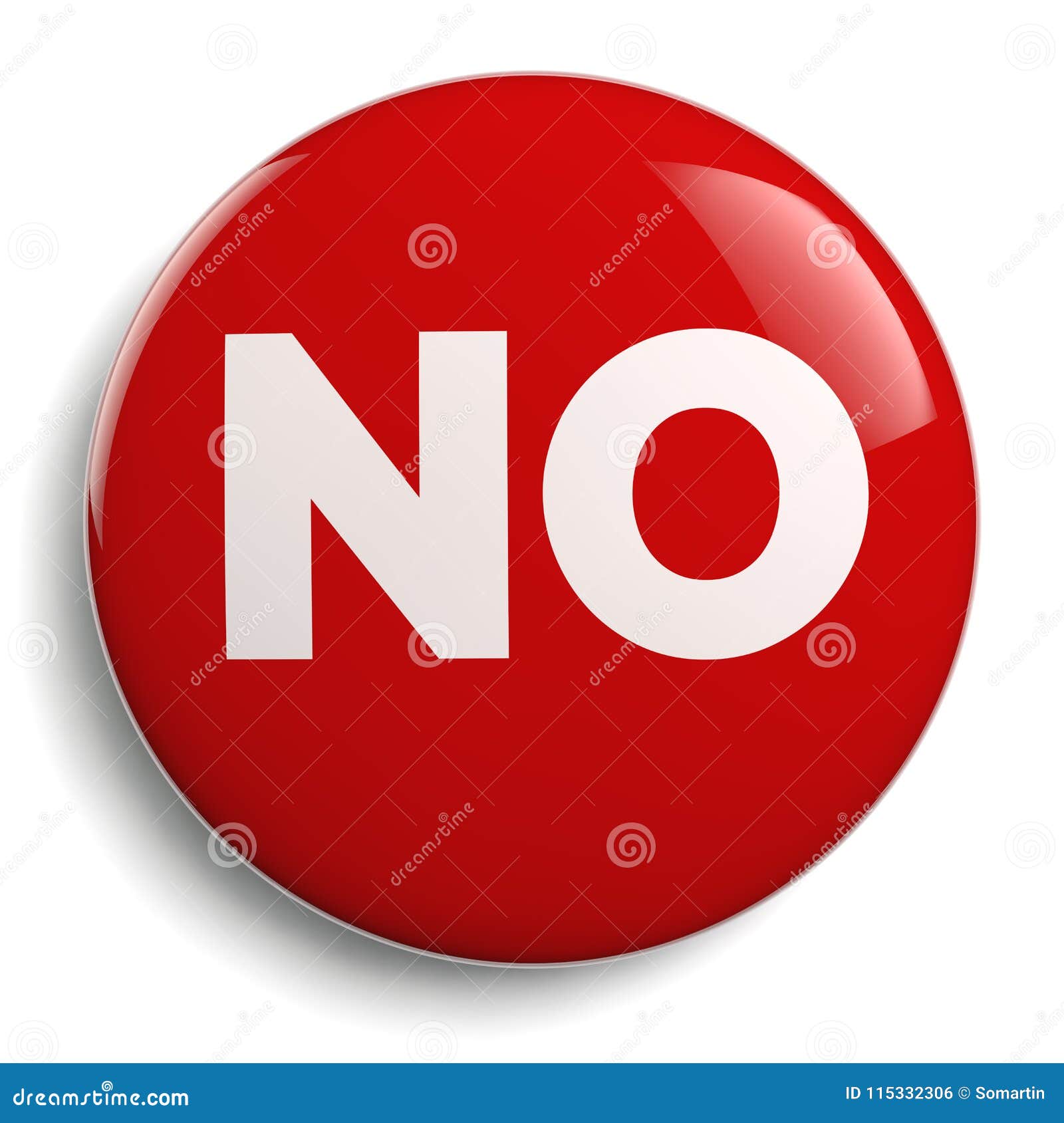 Aucun Symbole Graphique De Word D'isolement Illustration Stock ...