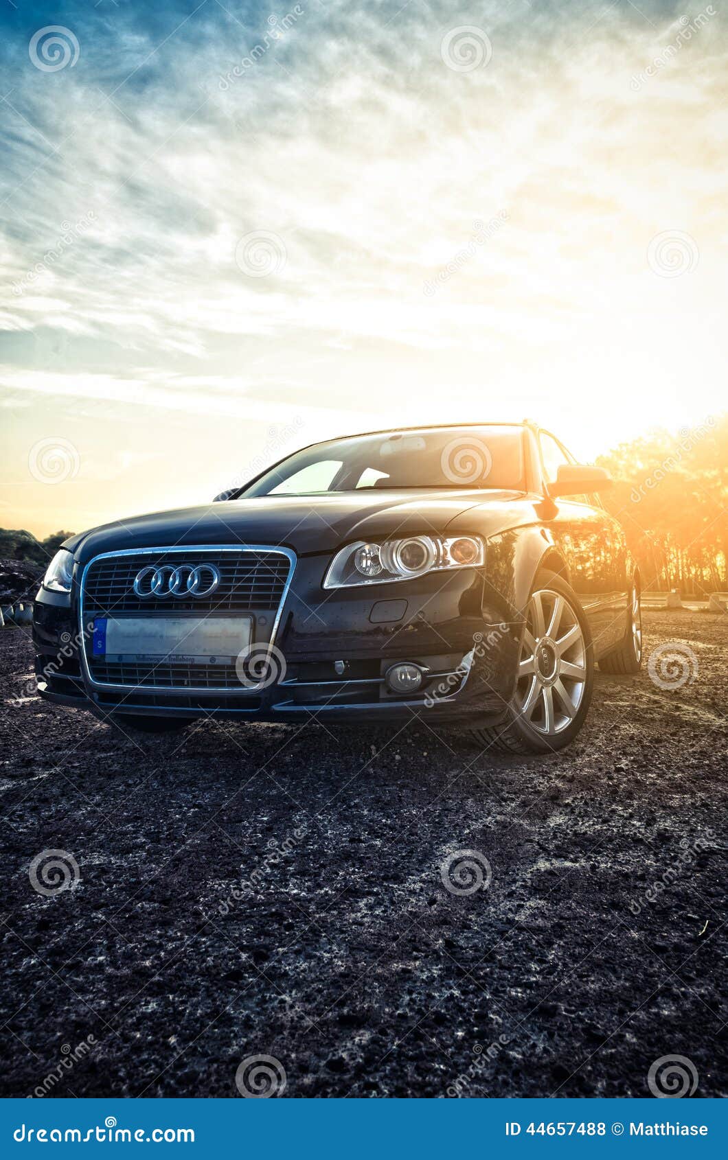 Audi A4 avant editorial stock photo. Image of centre - 44657488