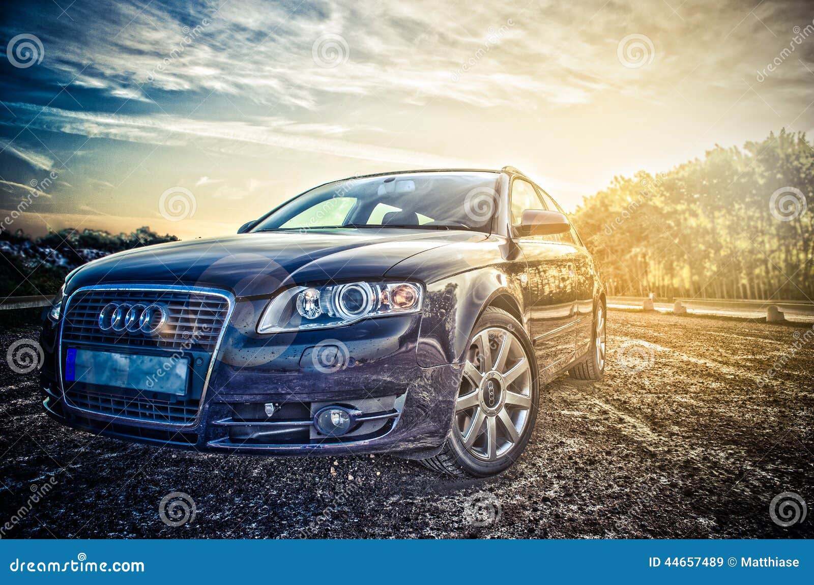 Audi A4 avant editorial stock image. Image of centre - 44657489