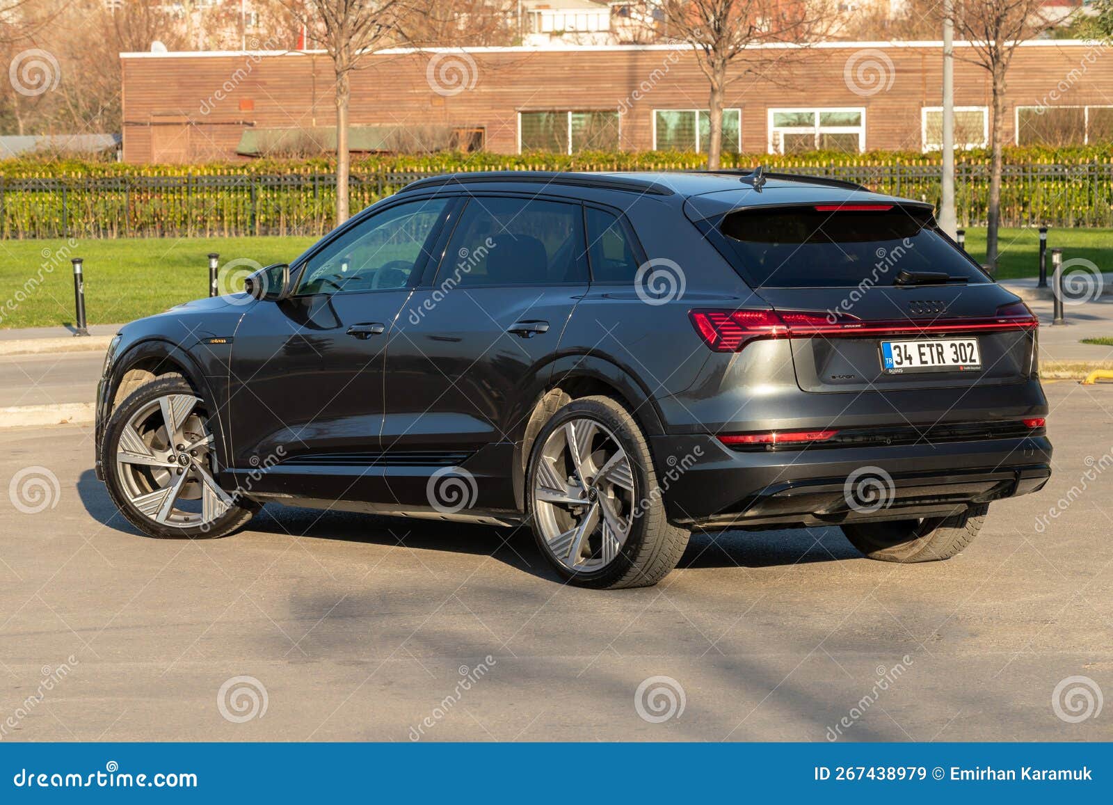 Audi e-tron editorial stock image. Image of modern, tron - 267438979