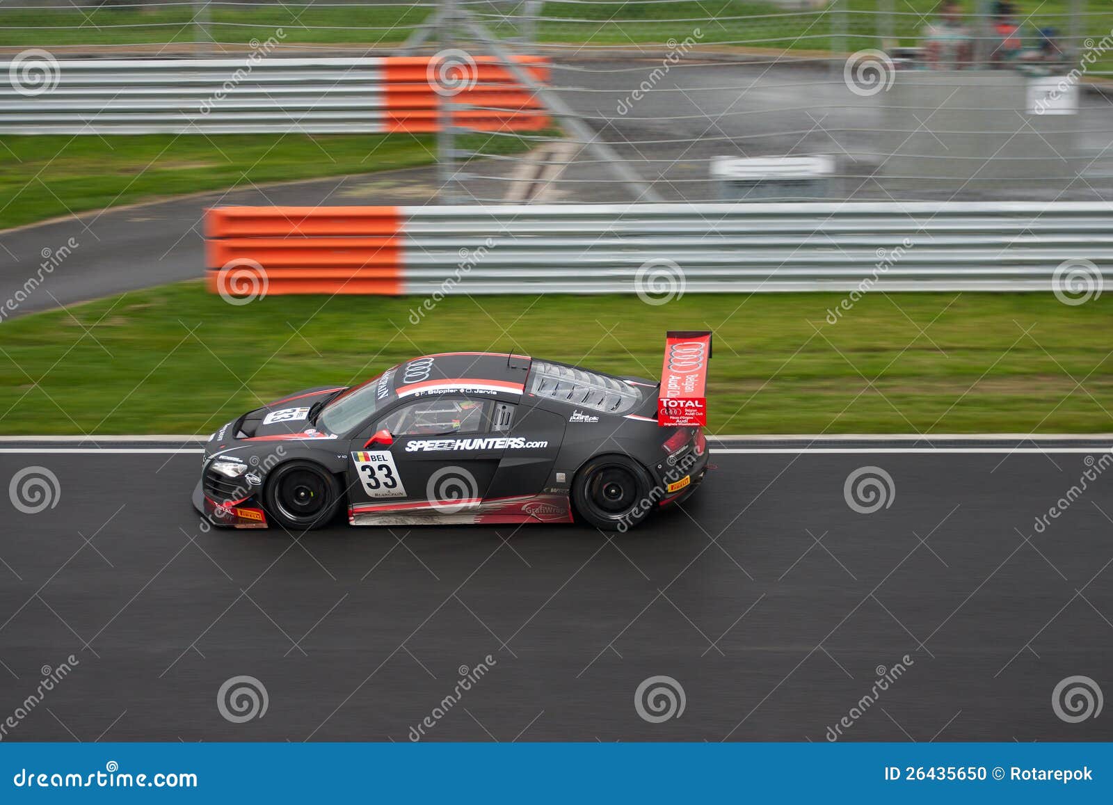 Audi FIA GT1 at race editorial image. Image of dangerous - 26435650