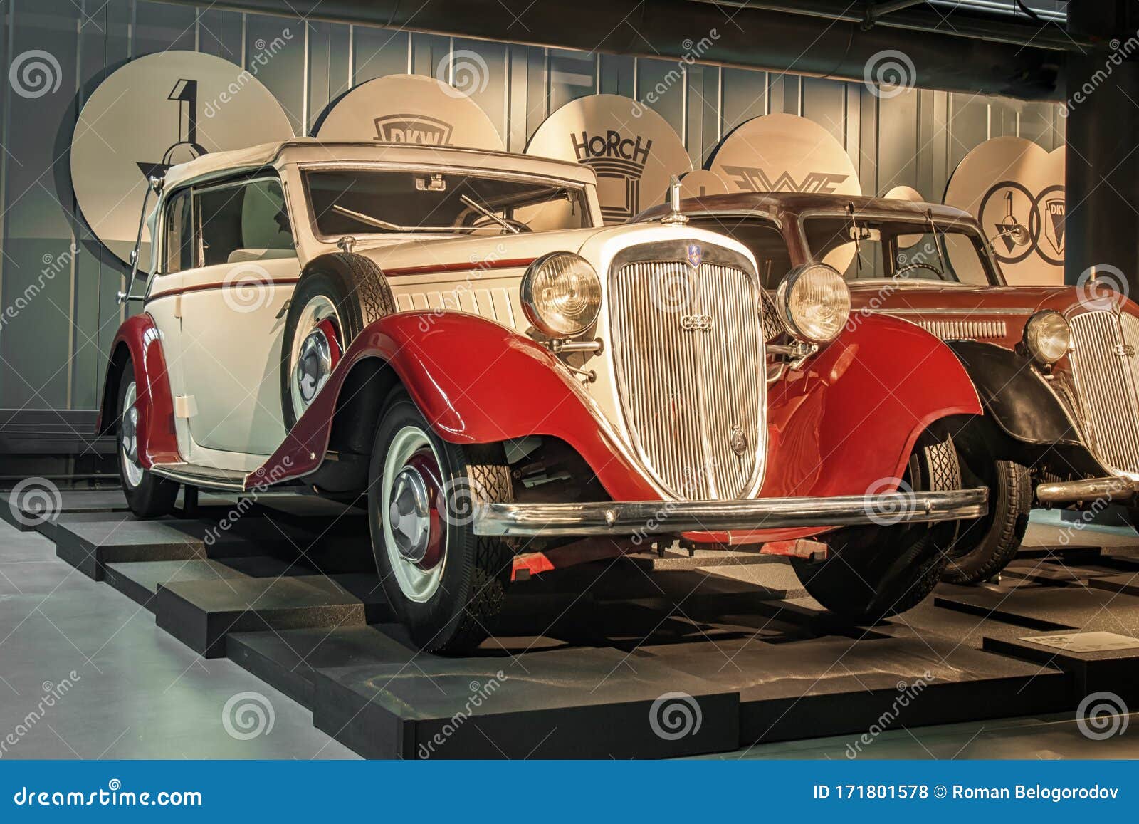 1934 Audi Front Typ UW editorial stock photo. Image of motorshow ...