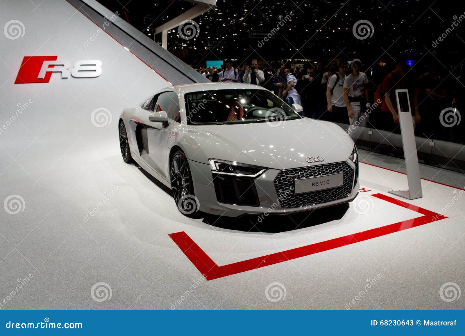 Audi R8 at Geneva 2016 editorial stock photo. Image of technology ...