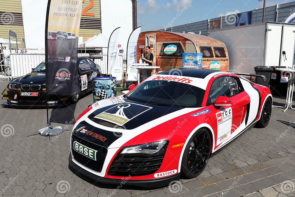 Audi R8 race car editorial photography. Image of race - 26452467