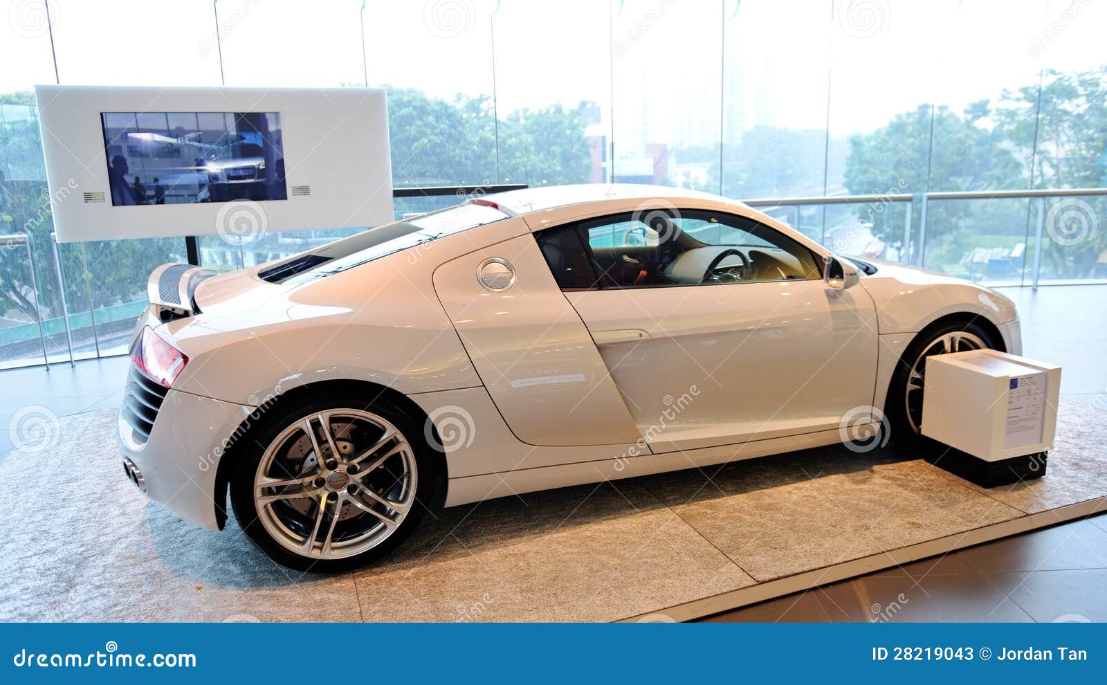 Audi R8 Super Car on Display at Audi Centre Singapore Editorial Stock ...