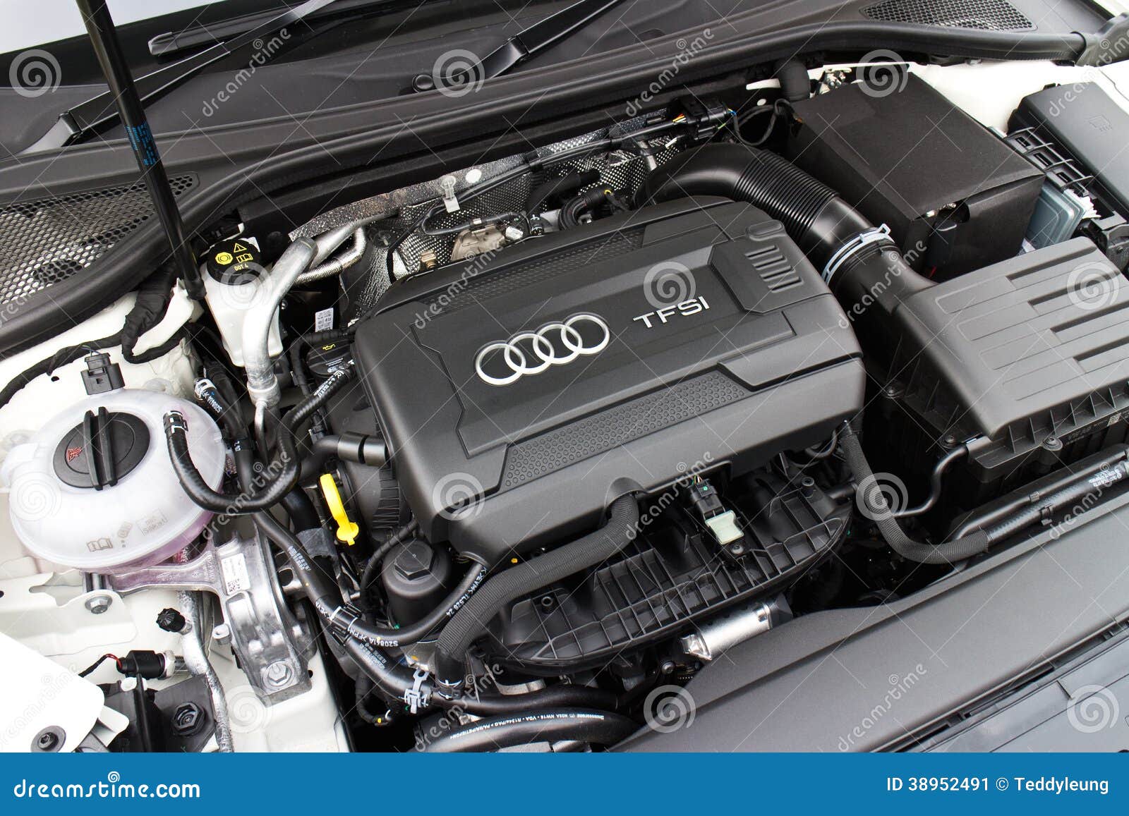 Audi A3 Sedan 2014 engine editorial photo. Image of automobile - 38952491