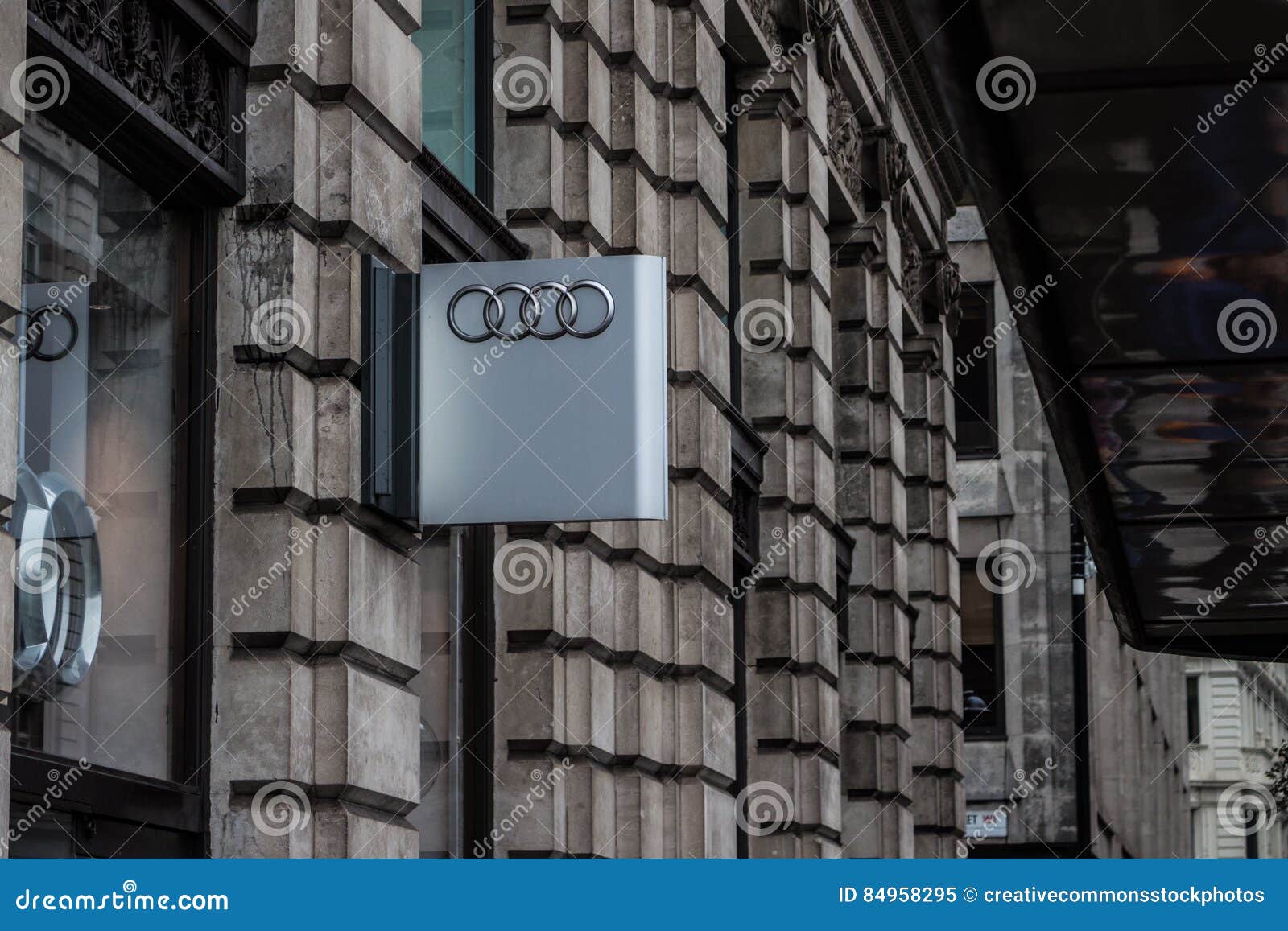 Audi Sign On Wall Picture. Image: 84958295