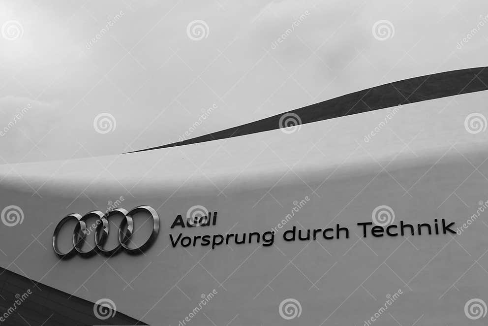 Audi slogan editorial photography. Image of audi, motor - 24853437