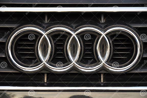Audi symbol editorial photography. Image of designer - 17188272