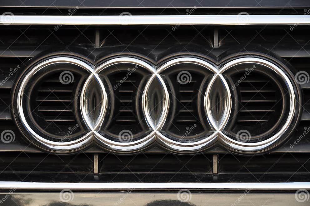 Audi symbol editorial photography. Image of designer - 17188272