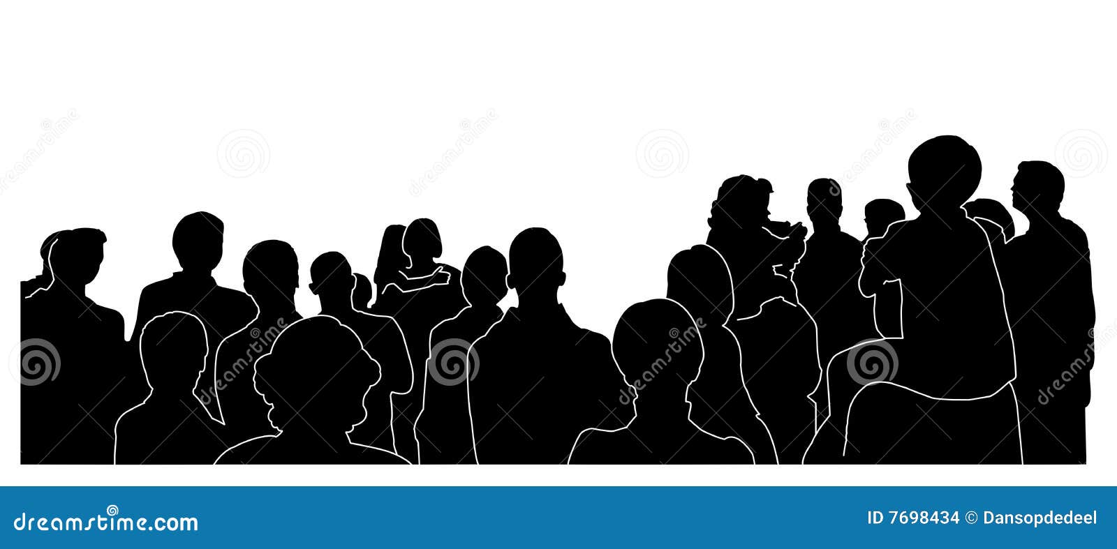 Audience stock vector. Illustration of audience, attention - 7698434