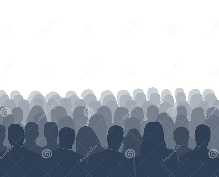 Audience stock vector. Illustration of listen, convention - 8713906