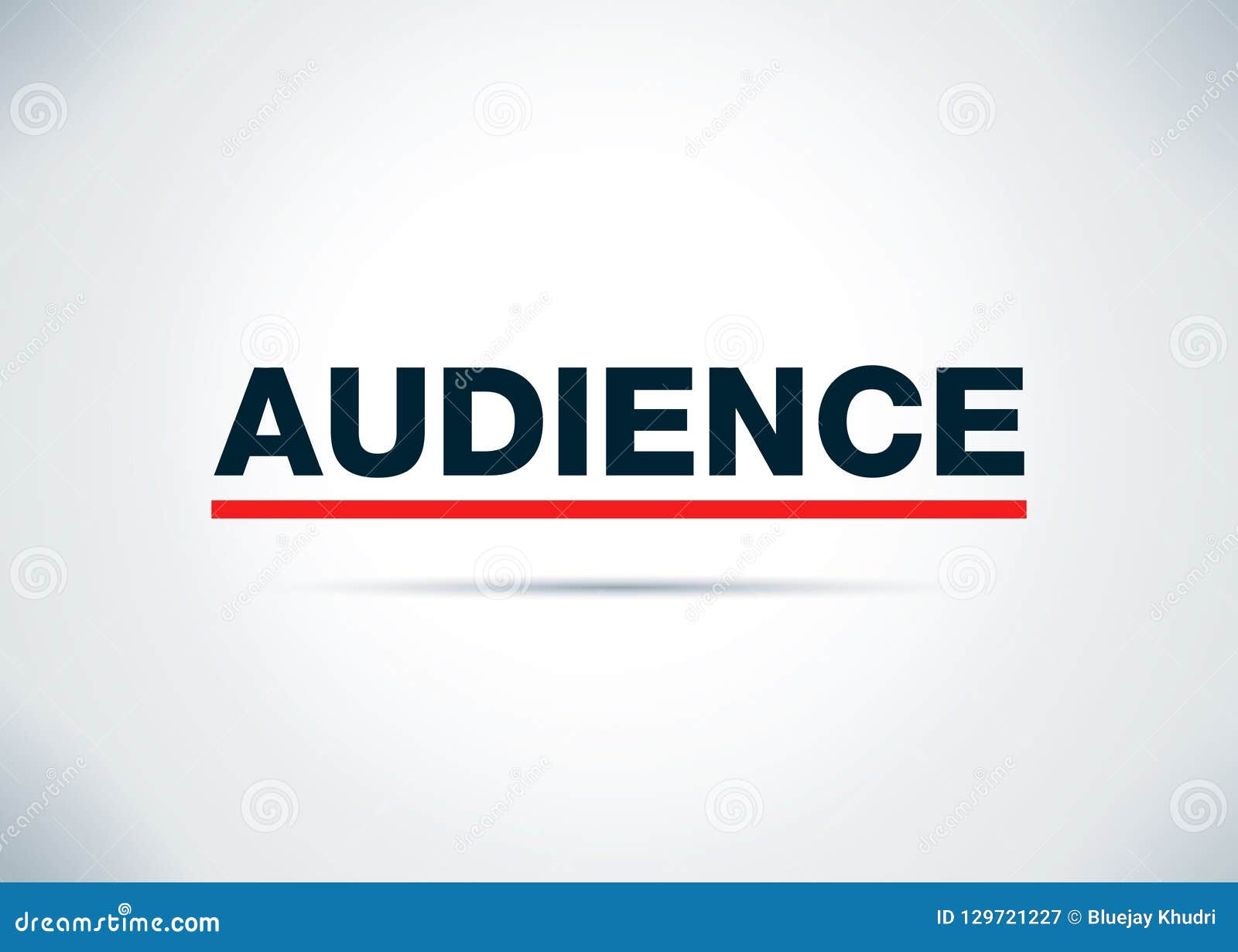 Audience Abstract Flat Background Design Illustration Stock ...