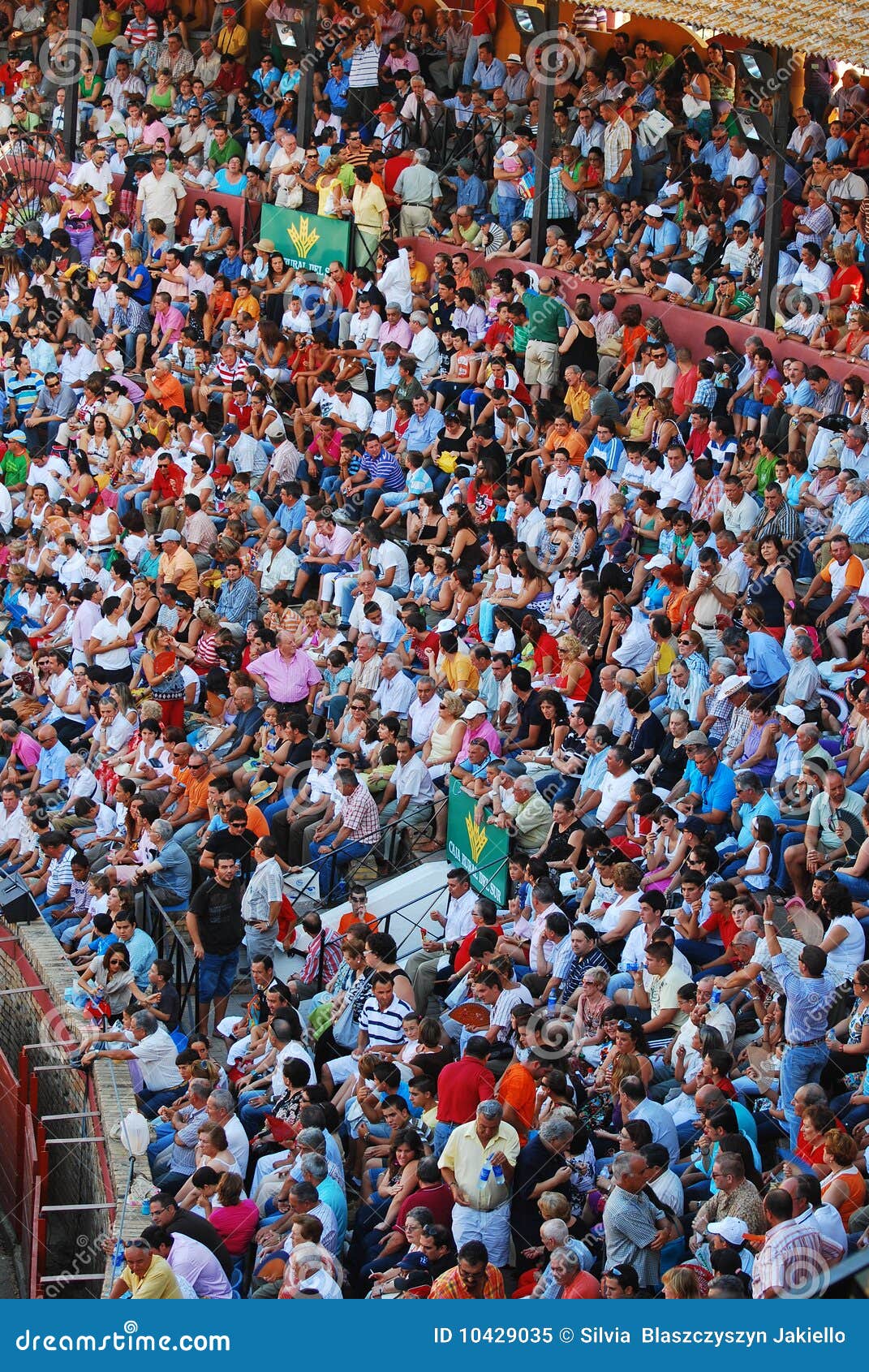 The Audience of the Bullfighting Area in Spain Editorial Image - Image ...