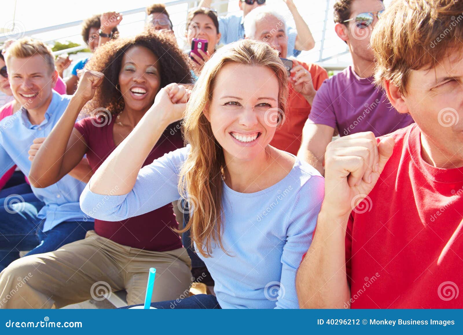 Audience Cheering at Outdoor Concert Performance Stock Photo - Image of ...