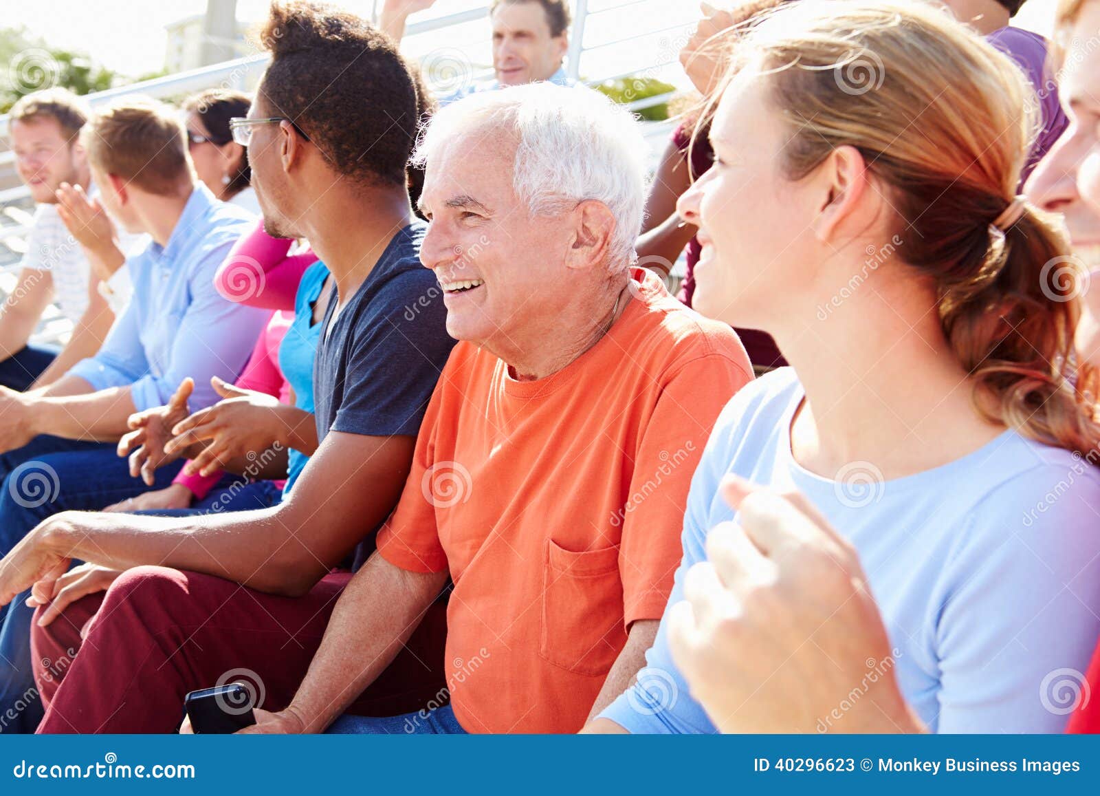 Audience Cheering at Outdoor Concert Performance Stock Image - Image of ...
