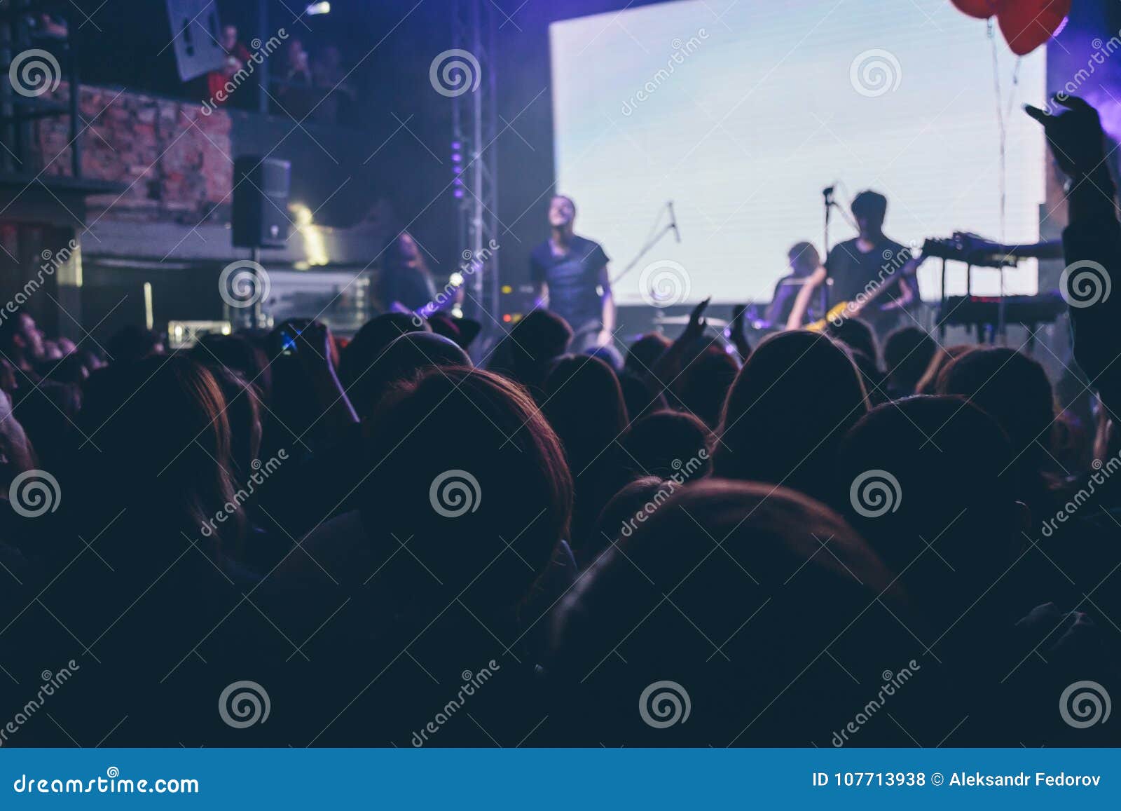 The Audience at a Concert at the Club Editorial Stock Photo - Image of ...