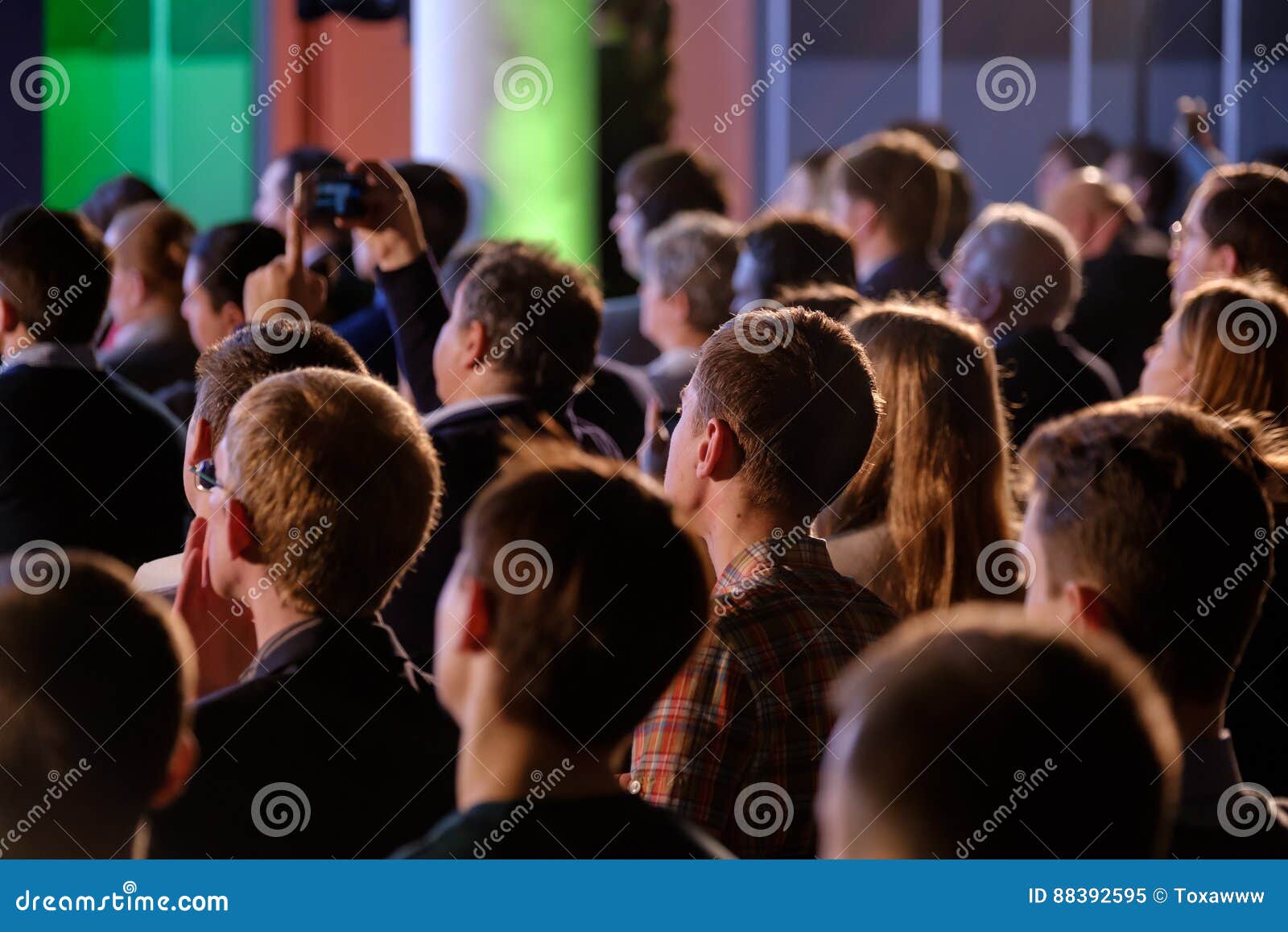 Audience at Conference Hall Editorial Image - Image of audience ...