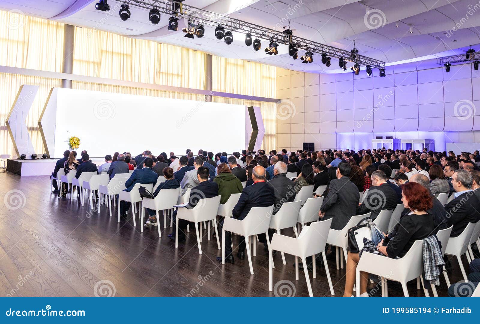 Audience at the Conference Hall Editorial Stock Image - Image of ...