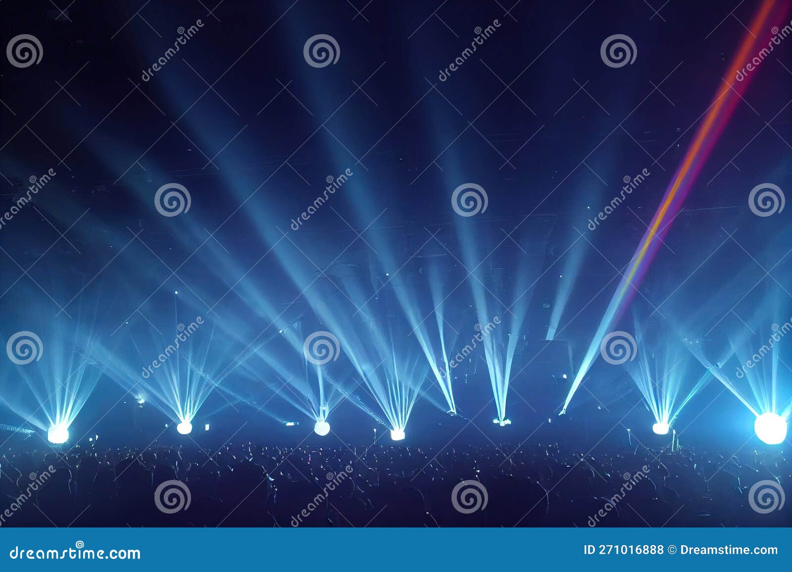 Audience Crowd People at Abstract Concert Stock Photo - Image of stage ...